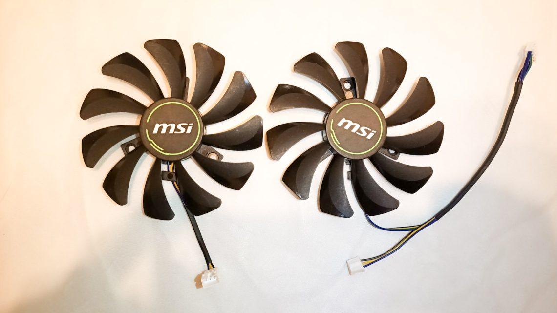 90mm MSI RTX30 / RX Gaming Trio Fan Set – Teutonick