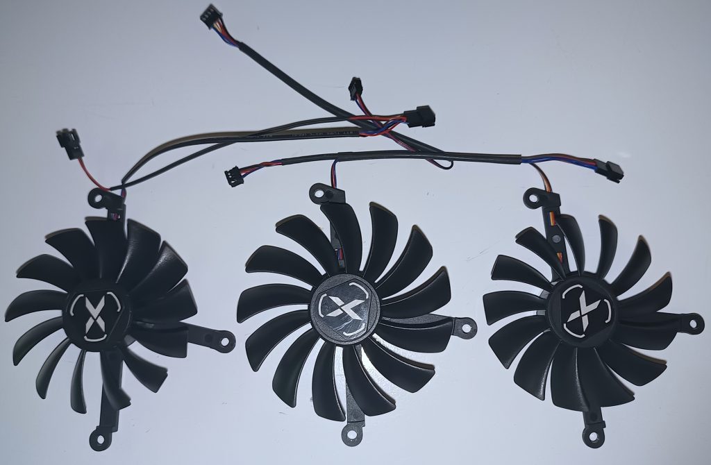 86 and 95mm XFX Radeon RX Speedster CF1010U12S Fans – Teutonick