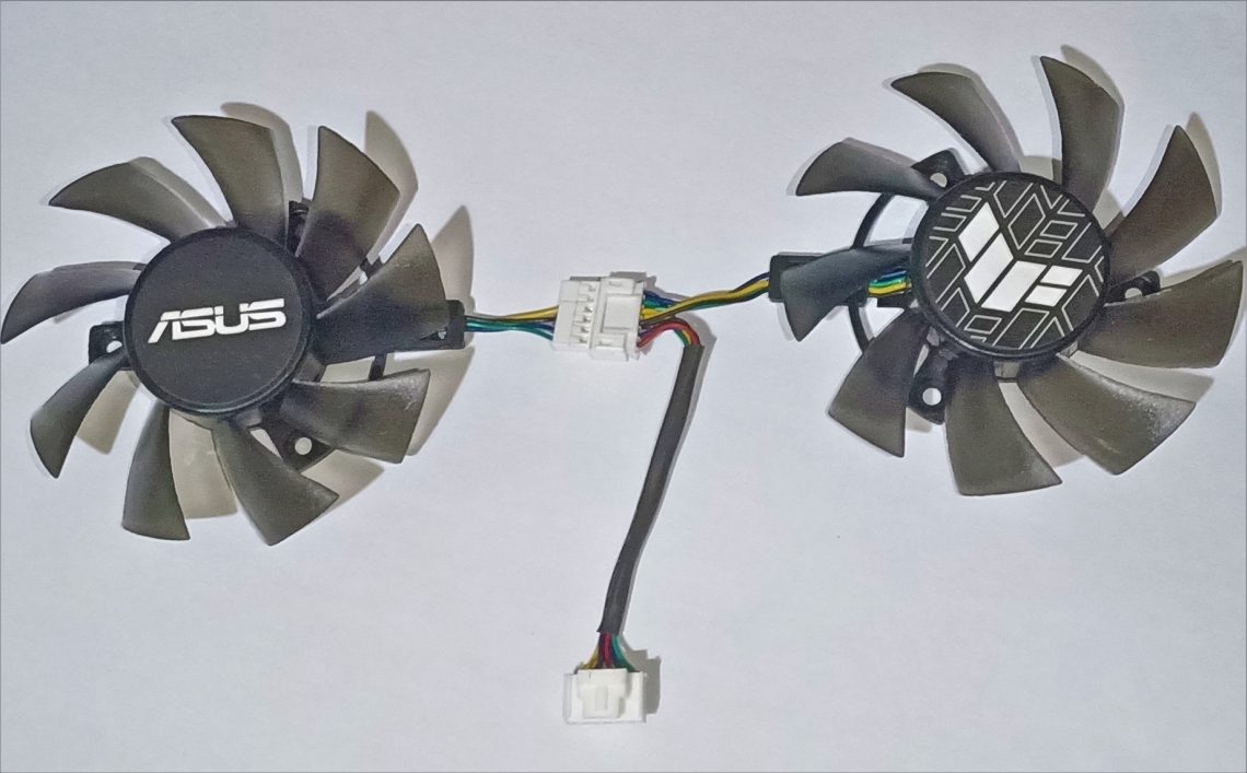 75mm Asus GTX16 TUF Fan Set – Teutonick
