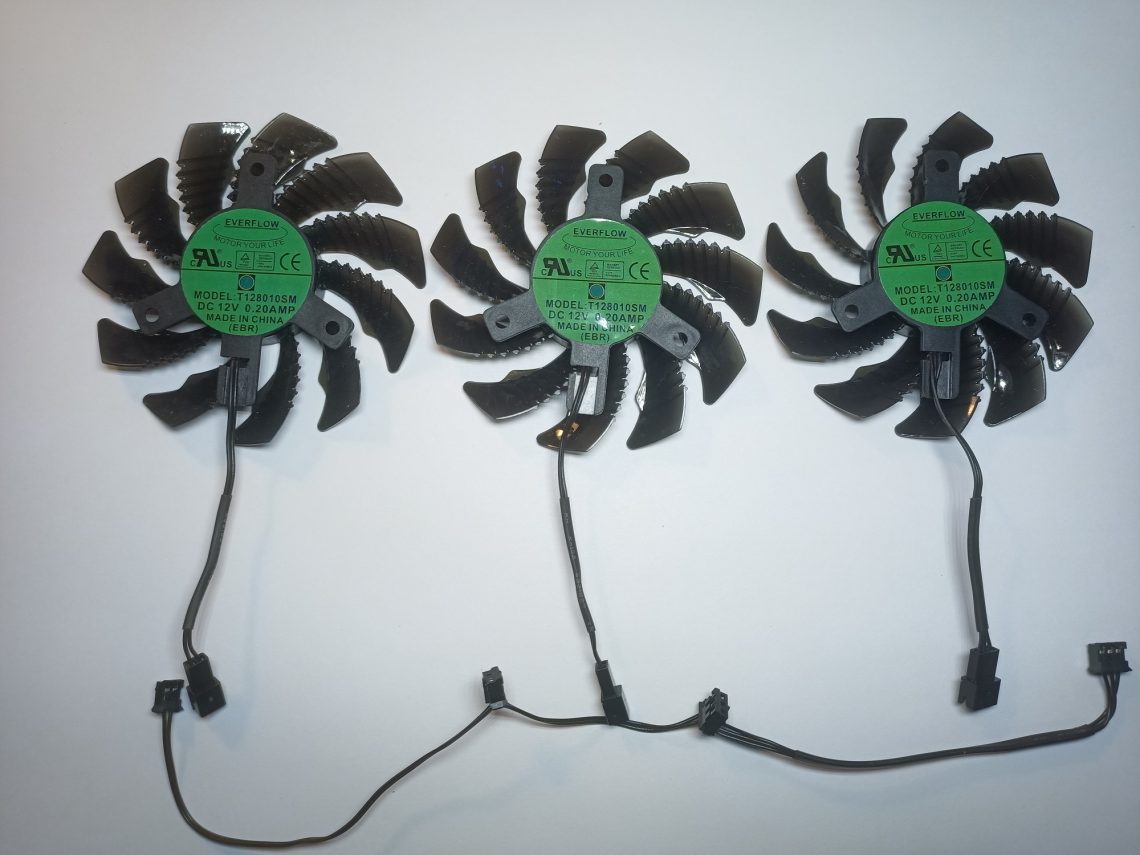 75mm Gigabyte GTX970 and R9 Series Fan Set – Teutonick