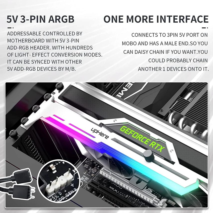 upHERE GPU Brace with ARGB – Teutonick