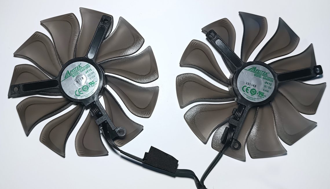 95mm Palit RTX 20 GameRock / JetStream Fan Set – Teutonick