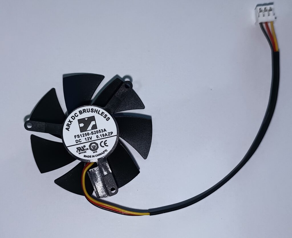 45mm Gigabyte GT1030 And GTX1050 Low Profile Fan – Teutonick